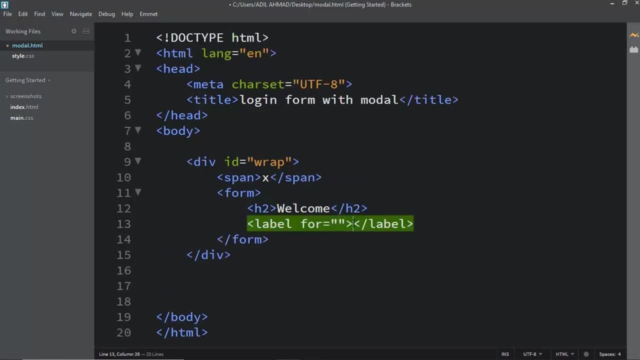 طراحی های خلاقانه Html Css ، ساخت صفحه ورود لاگین نماشا