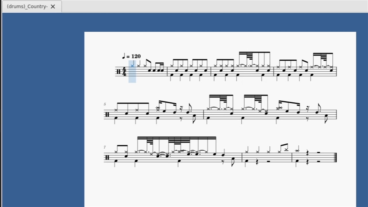 نت کوبه ای برای همراهی کلارینت 5 - نماشا