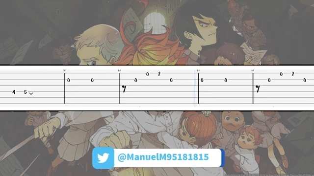 The Promised Neverland OST Norman's Theme - 22194 Guitar Tab / Guitar ...