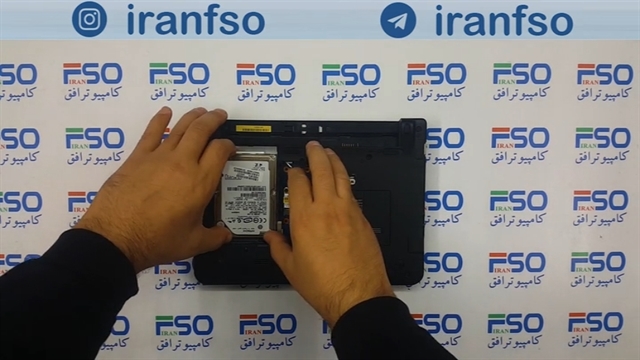 تعویض هارد لپ تاپ توشیبا Toshiba Nb250 || کامپیوتر افق - نماشا