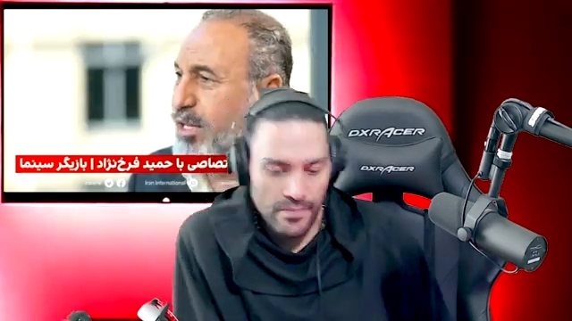 14011002 خبر ری اکشنحمید فرخ نژاد و شیرین عبادی تجزیه طلب نماشا