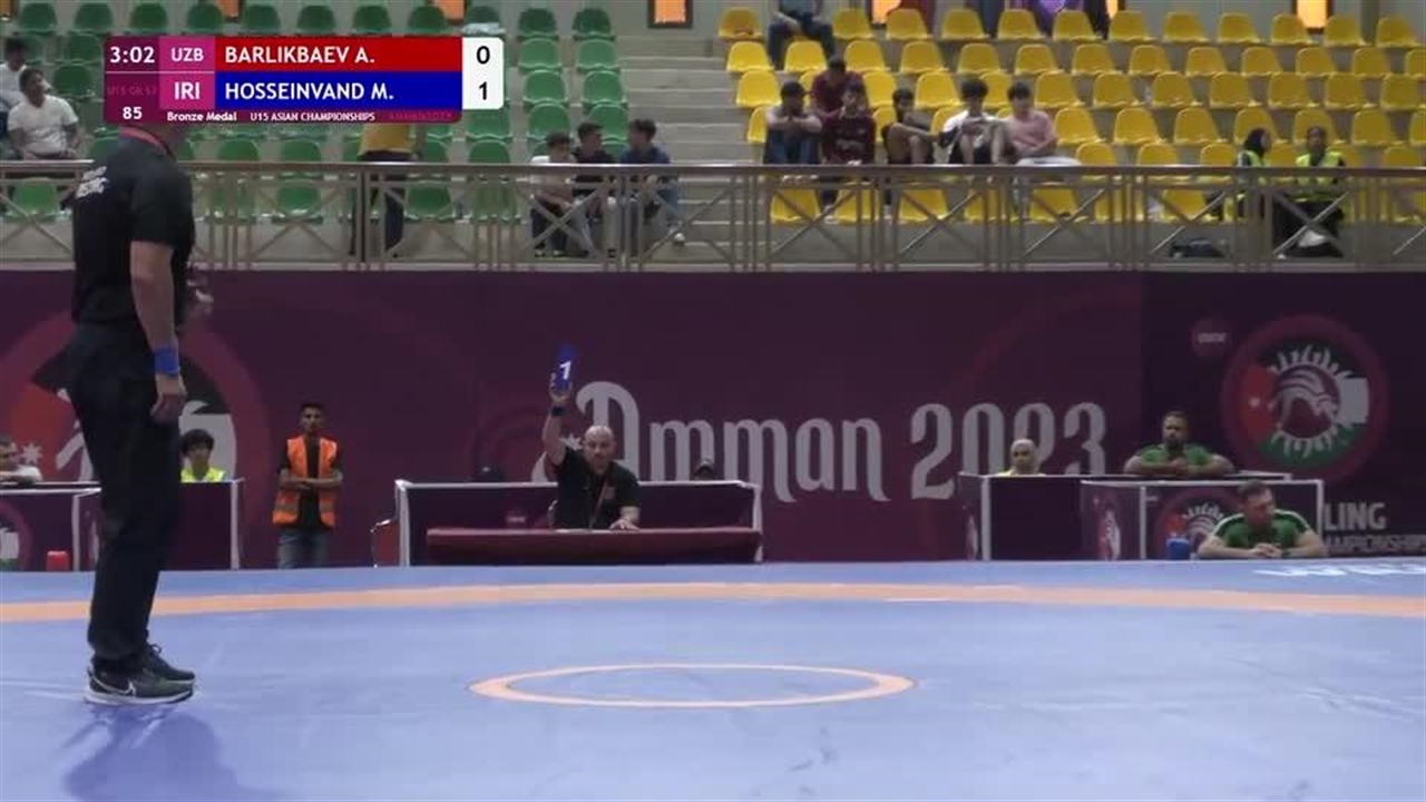 Final 3-5 • Azizbek BARLIKBAEV (UZB) vs. Mostafa Reza HOSSEINVAND (IRI ...